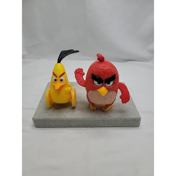 Rovio | Toys | Lot Of 2 Burger King 4 Inch Angry Birds 27 Big Red Bird ...